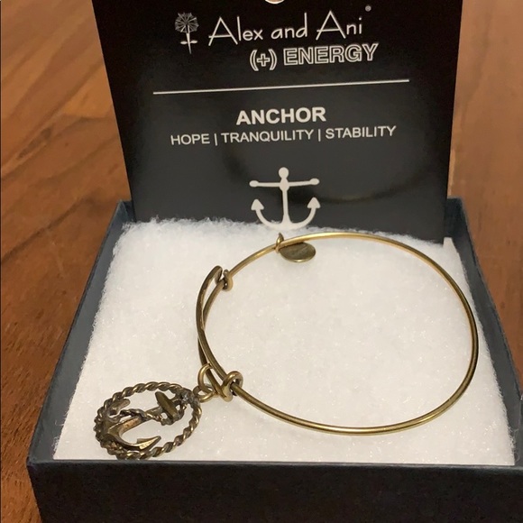 Alex and Ani | Jewelry | Gold Alex And Ani Anchor Energy | Poshmark